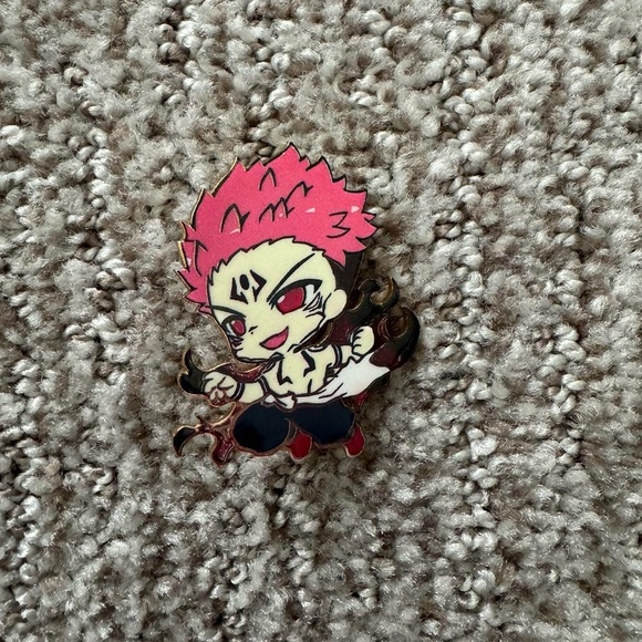 Manga | Jewelry | Sukuna Jujutsu Kaisen Enamel Pin New | Poshmark